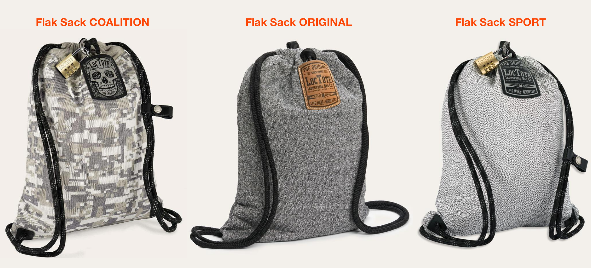 News: Flak Sack Sport – LocTotes New Lightweight “Safe”.