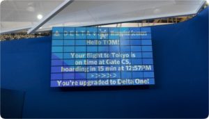 Delta’s Airport of the Future is built on a Parallel Reality™️ Display