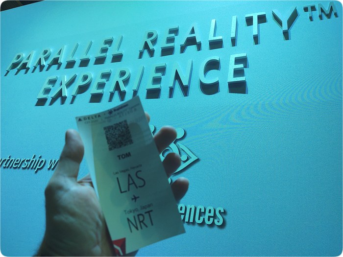 Delta’s Airport of the Future is built on a Parallel Reality™️ Display