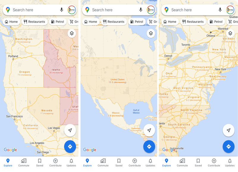 Google Adds COVID-19 Layer to Popular Maps App