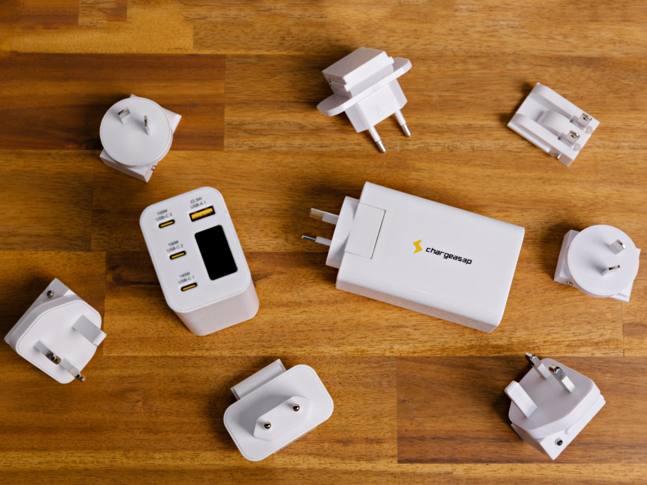 Travel Lighter with Chargeasap Zeus 270W GaN Travel Adapter