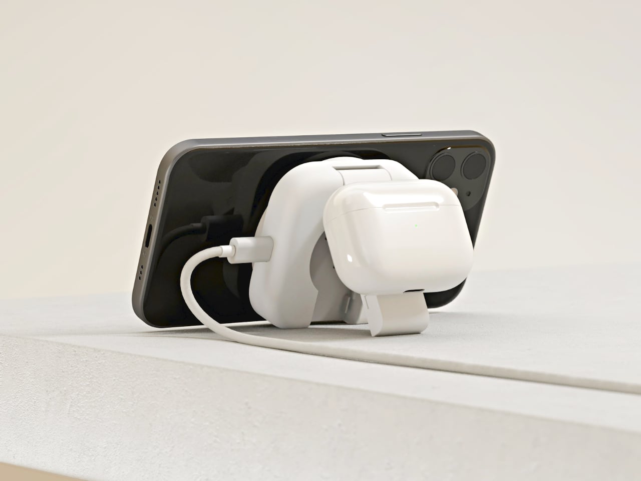 Zens 2-in-1 MagSafe + Watch Travel Charger is for the Apple Purist